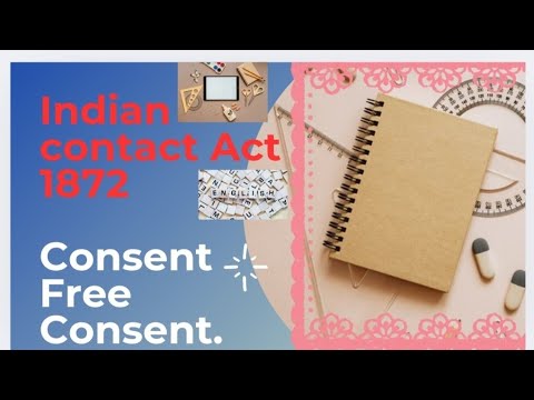 Consent And Free consent Under India contact Act 1872./Law with Bengali ...