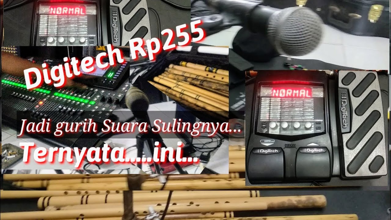 Tutorial lengkap setting efek suling Digitech Rp255 |Flute effect ...