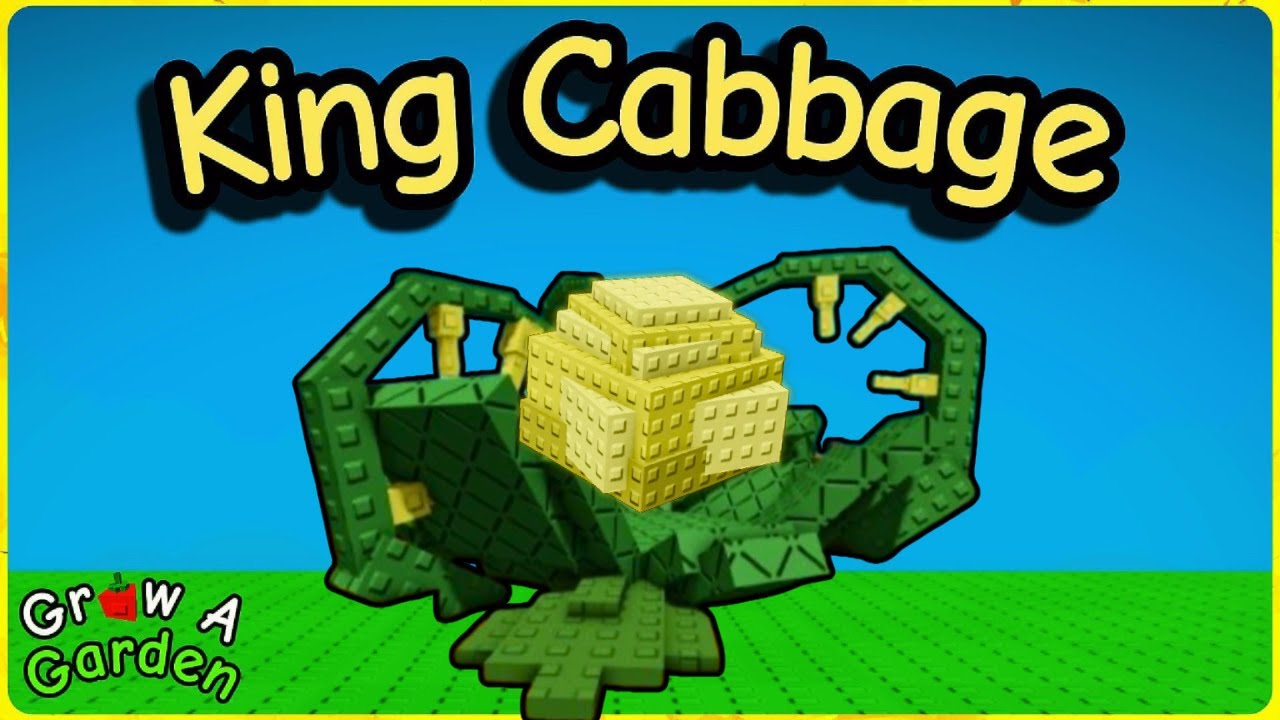 How to Get KING CABBAGE in Grow a Garden & Showcase (Roblox) - YouTube