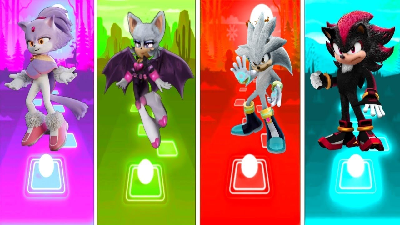 Sonic 🆚 Sonic 🆚 Sonic 🆚 Sonic 🎶 tiles hop EDM Rush 🎶 best game play ...