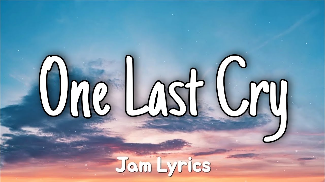 One Last Cry - Justin Vasquez Lyrics - YouTube