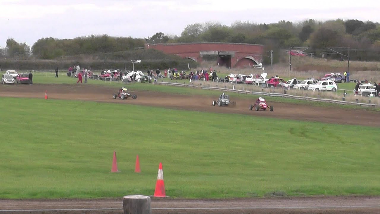 Trent Autograss 26 10 14 Class 6 & F600 H1 - YouTube