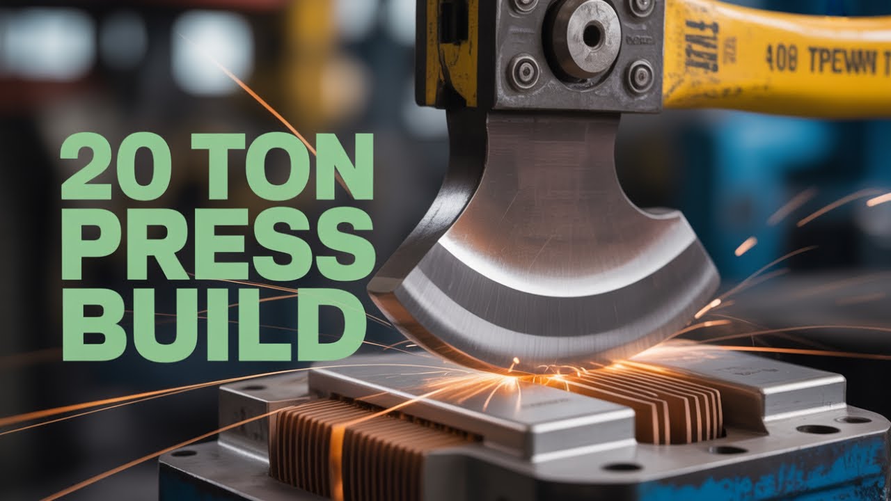 Axe Head Retainer Build for 20 to Press - YouTube