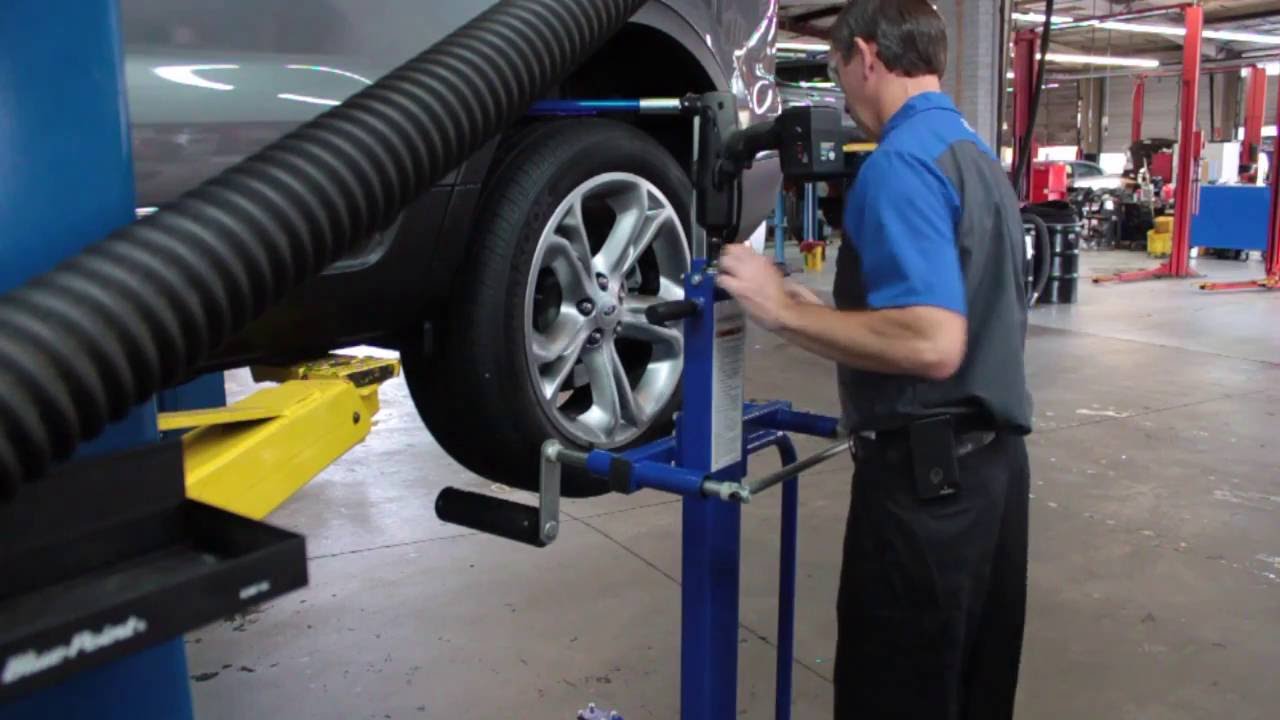 Blue-Point wiel/bandenlift - YouTube