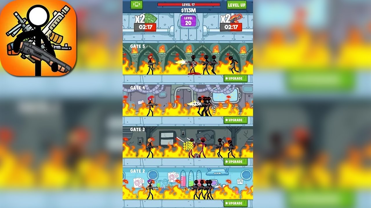 Idle Stickman - Gameplay Trailer (Android, iOS Game) - YouTube