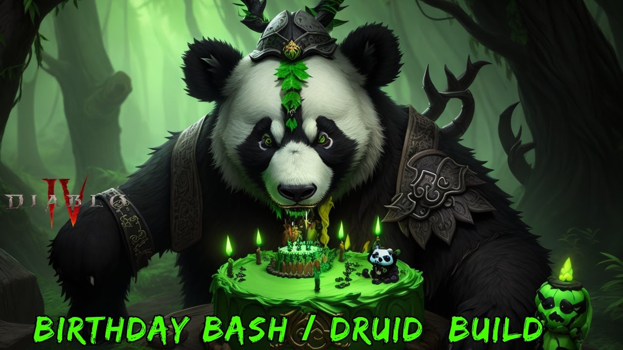 🔴live- "Birthday Bash: Dominating Diablo 4 as the Fierce Druid - Level ...