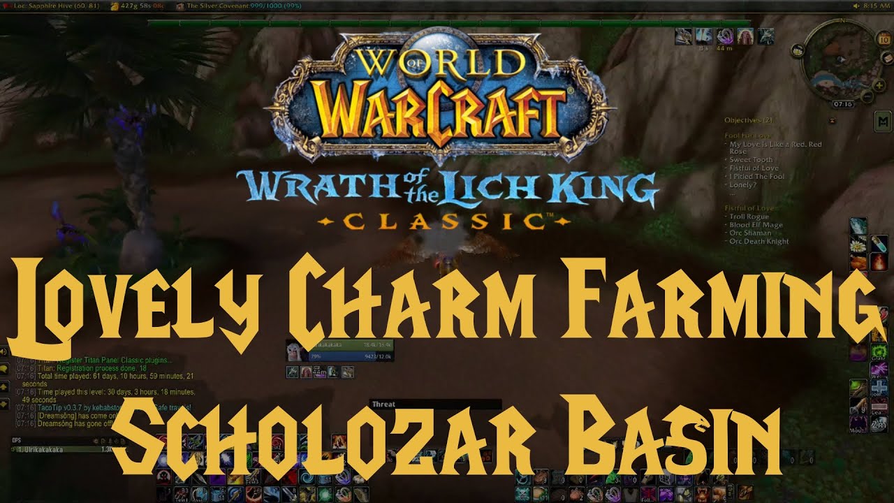 #wow #wotlkclassic Lovely Charm farming for the 'Love Is In The Air ...