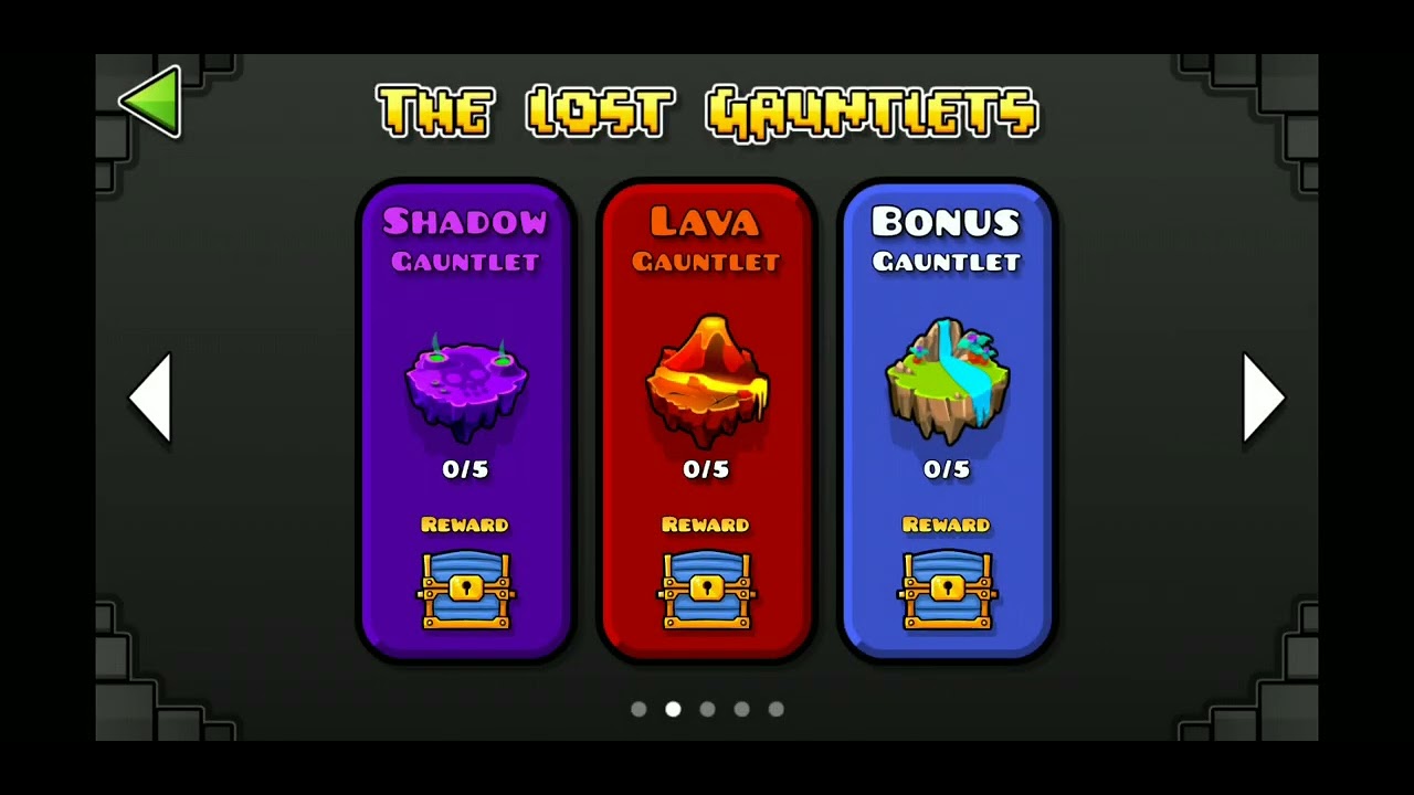 gd gauntlets but 1 and 2 attempts - YouTube