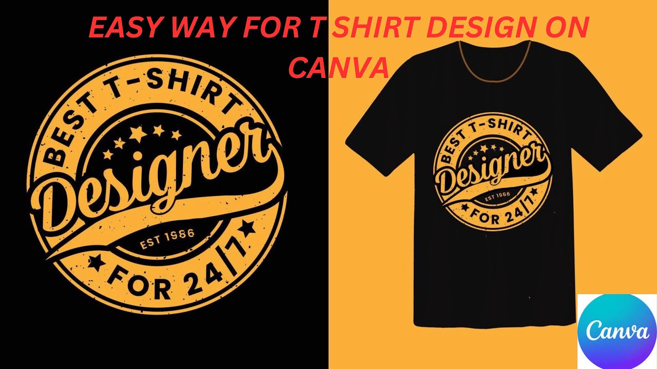 How To Create T Shirt Design On Canva Youtube