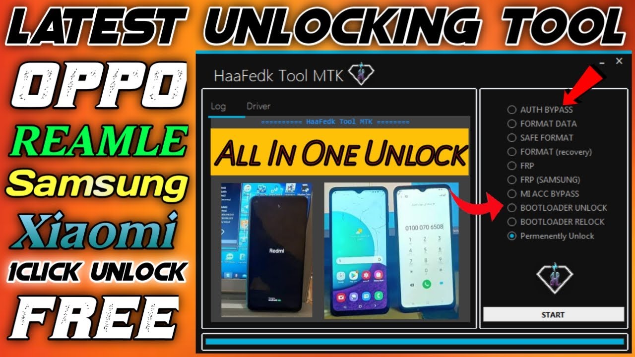 All In One MTK Game Over One Click Unlock Any Phone Screen Lock FRP, Mi ...