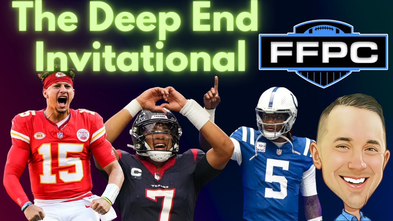 Part 1 FFPC The Deep End Invitational LIVE Best Ball Draft | Superflex ...
