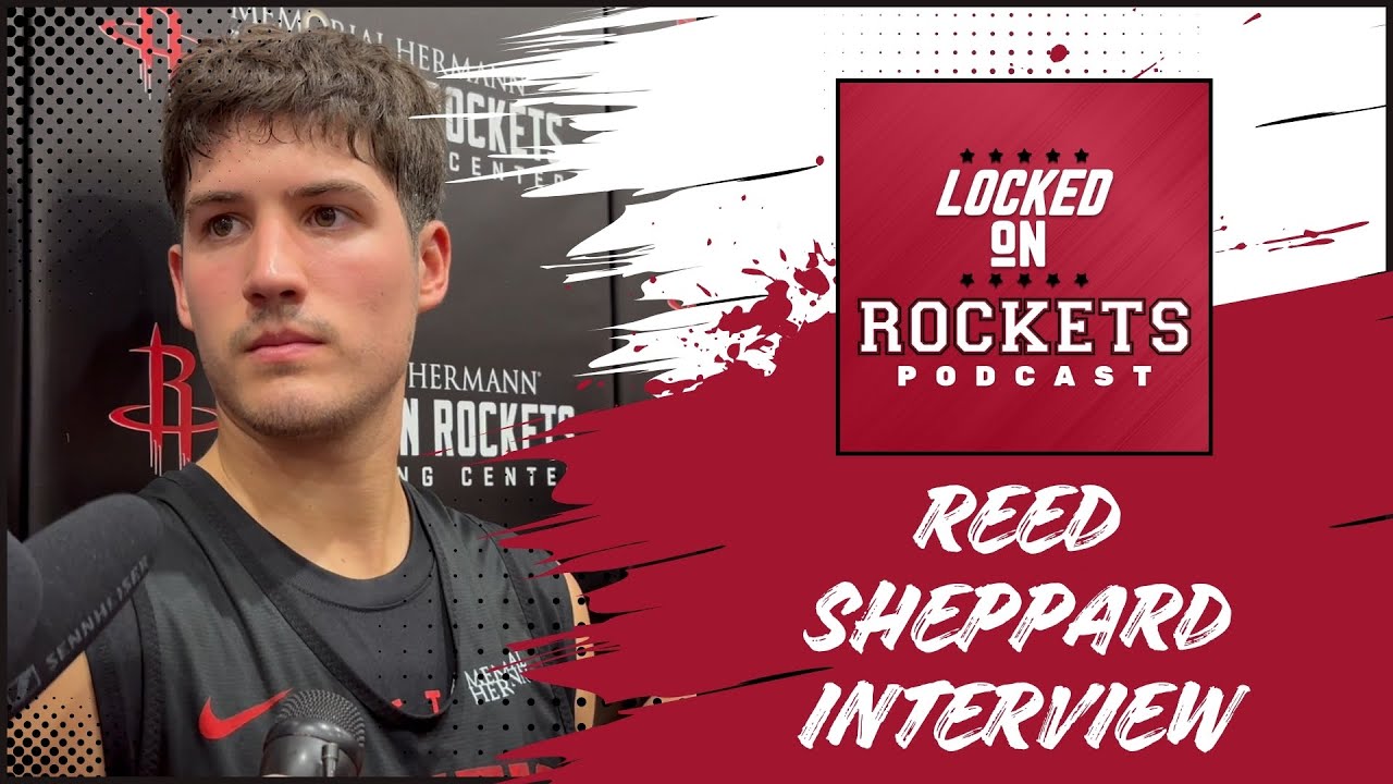 Reed Sheppard | Houston Rockets Interview | 2025 NBA Summer League ...