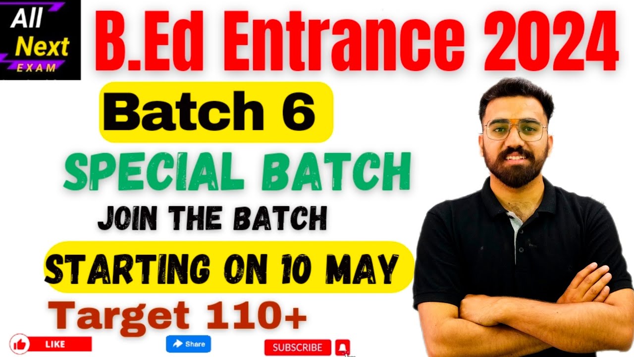 Target HPU / SPU B.Ed Entrance 2024 || Batch 6 || Special Batch ...