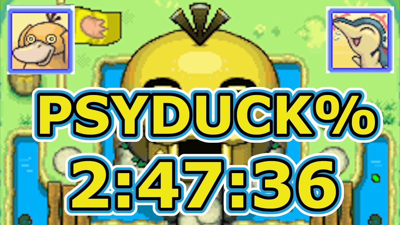Psyduck Leader Speedrun! - PMD: Blue Rescue Team Alt Main Any% No QS ...