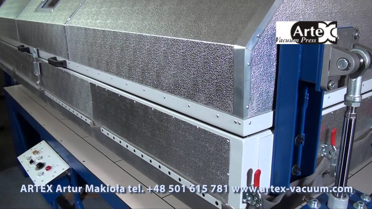 ARTEX, MEMBRANE VACUUM PRESS VPS-300 SPECIAL - YouTube