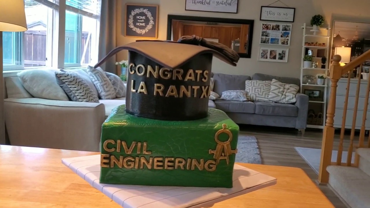 GRADUATION CAKE PRIJECT SHARE- CIVIL ENGINEERING - YouTube