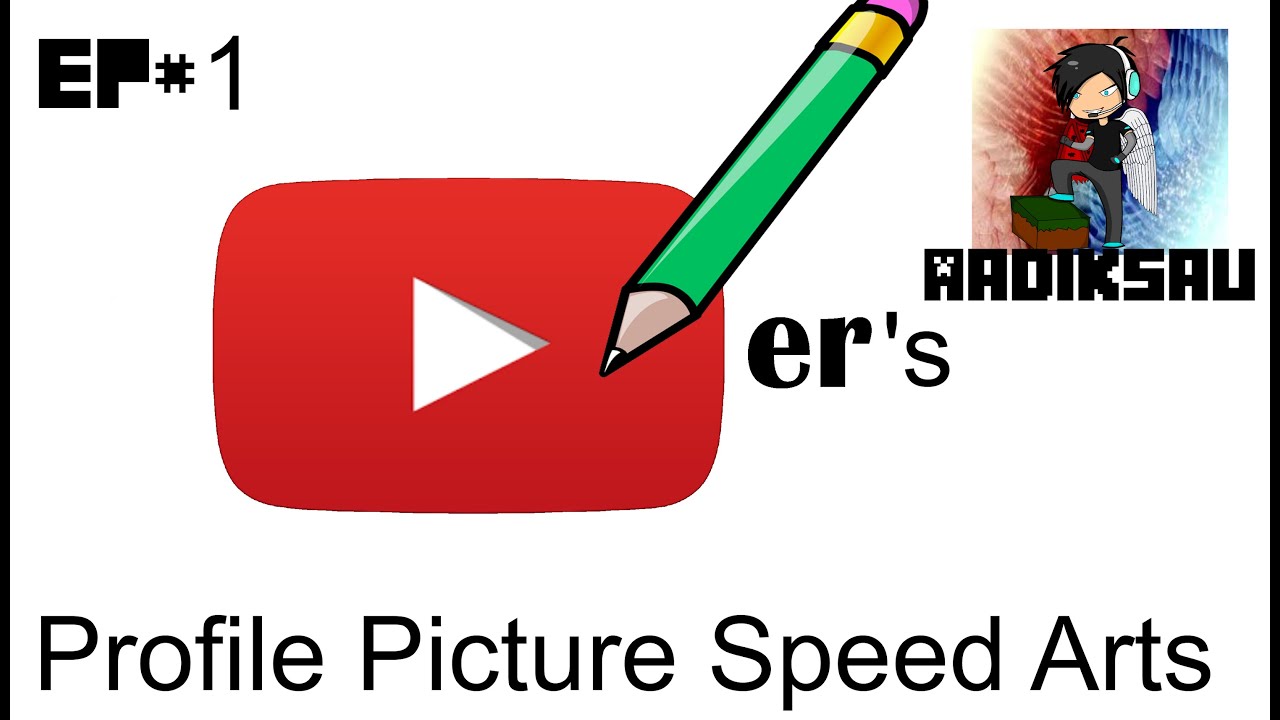 YouTuber Profile Picture Speed Art Ep. 1 (AadikSau) - YouTube