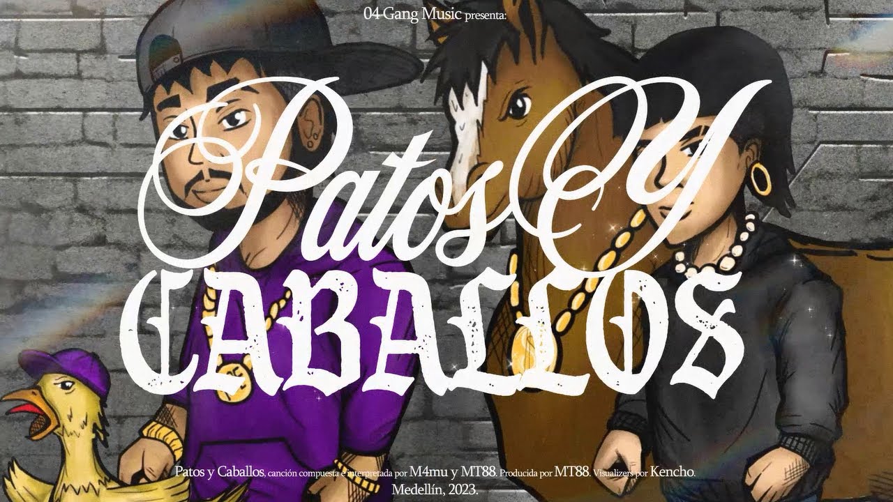 PATOS Y CABALLOS 💜💛 - M4MU, MT88 (Visualizer) - YouTube