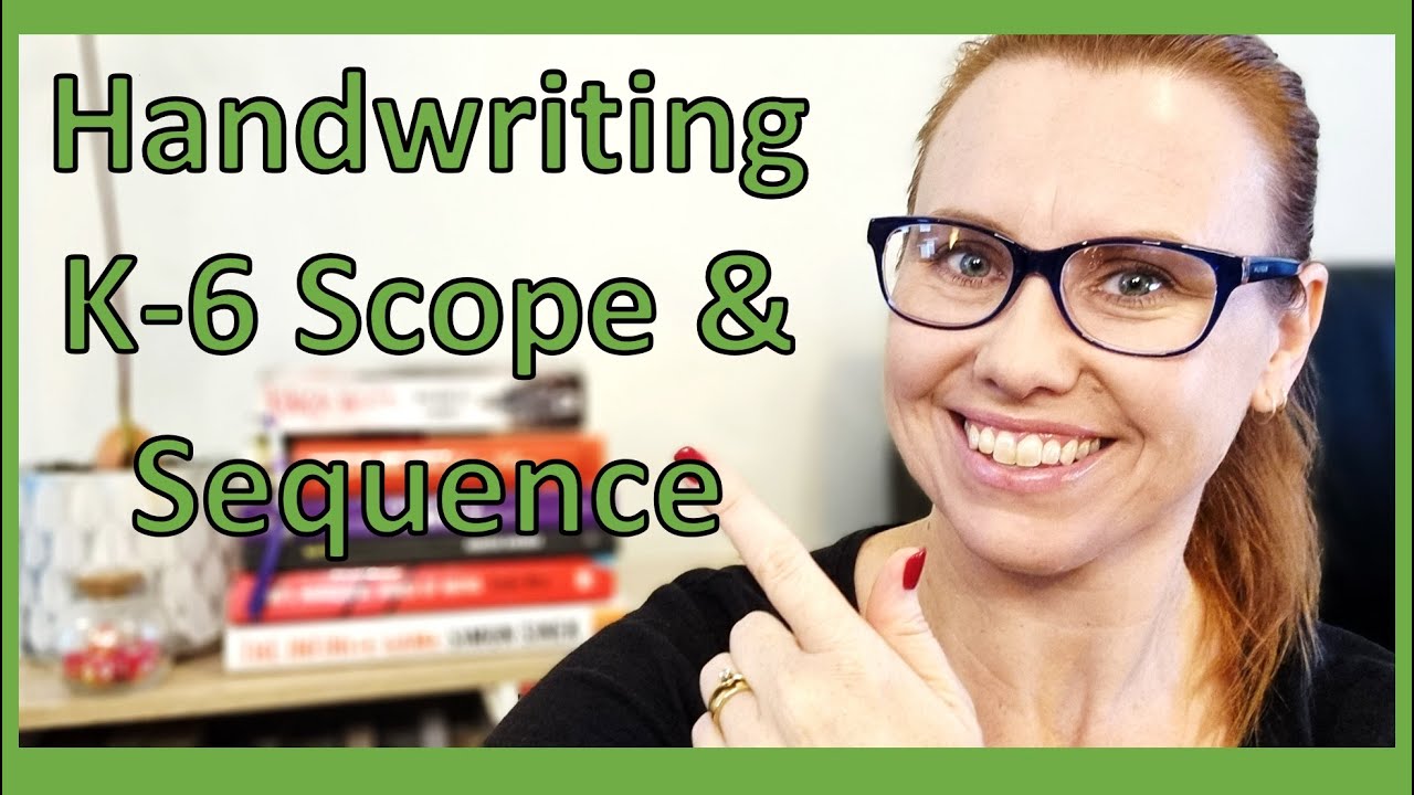 Handwriting K-6 Scope & Sequence - YouTube