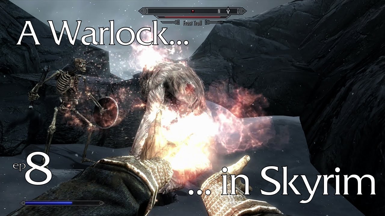 Lets Play A World of Warcraft Warlock.. In Skyrim Ep 8 - High Hrothgar ...