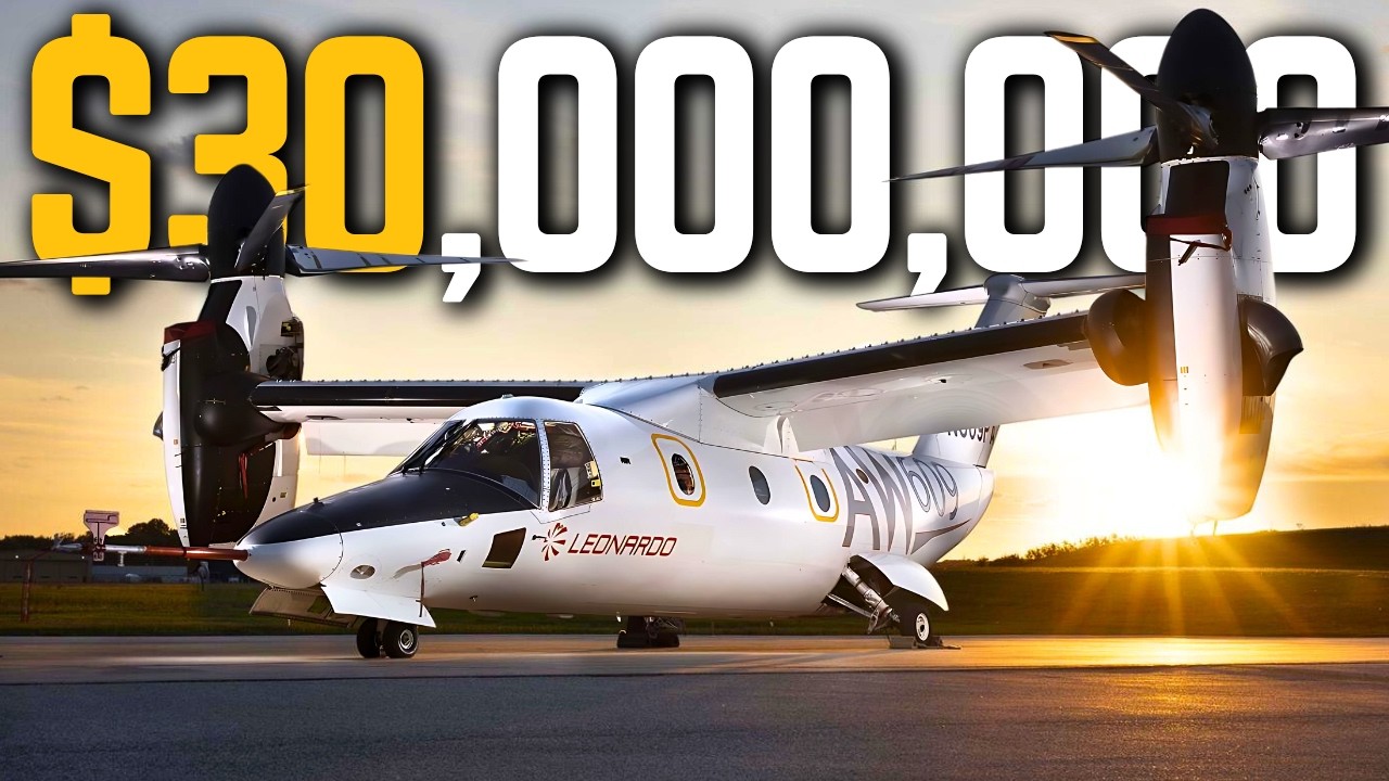 Inside The $30 Million Leonardo AW609 Helicopter - YouTube