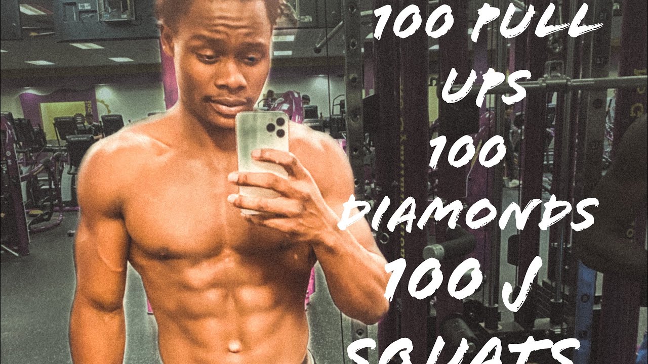 100 pull ups|100 diamonds|100 jump squats in 10 minutes or less. # ...