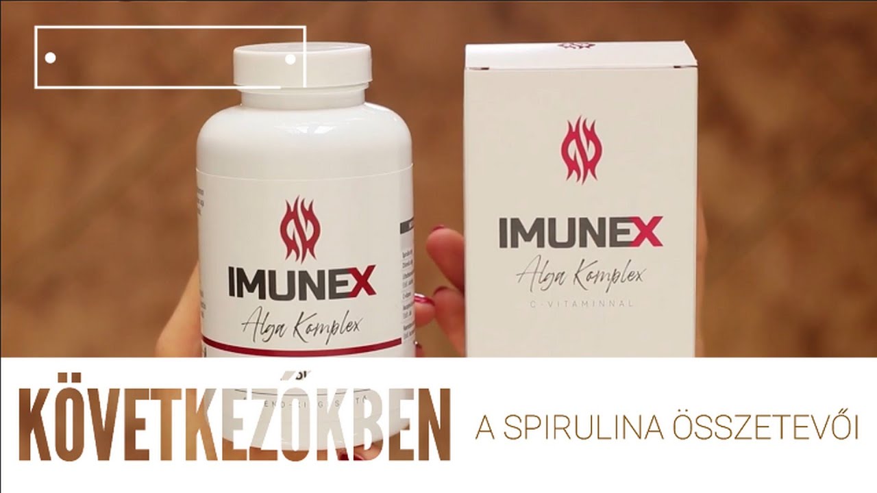 IMUNEX alga komplex összetevői - Spirulina - YouTube