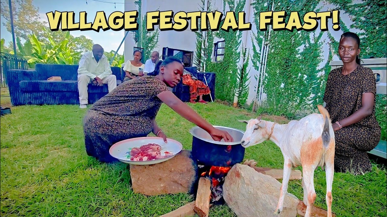 Unforgettable Village Feast! | Cooking Traditional African Foods During ...