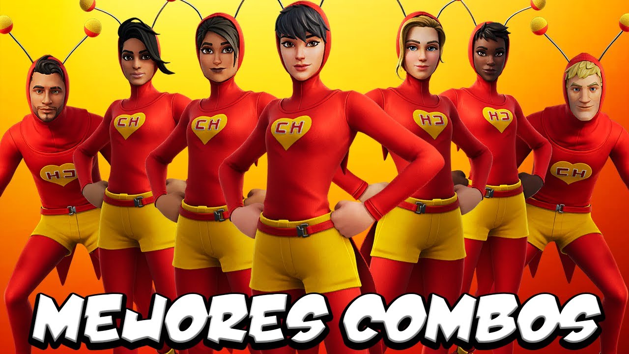 ️LOS MEJORES COMBOS para LOS AGENTES COLORADOS ( FORTNITE x CHAPULÍN ...