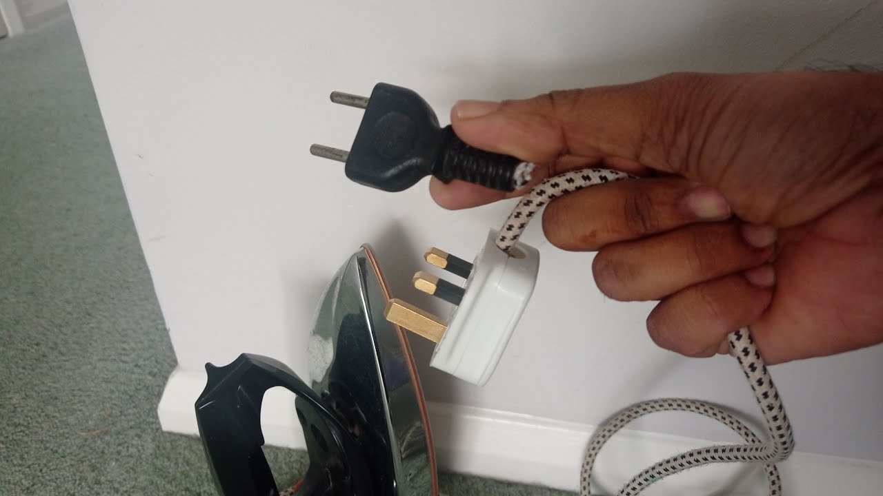 How to change Europen plug to a uk plug || two pin top to a three pin ...