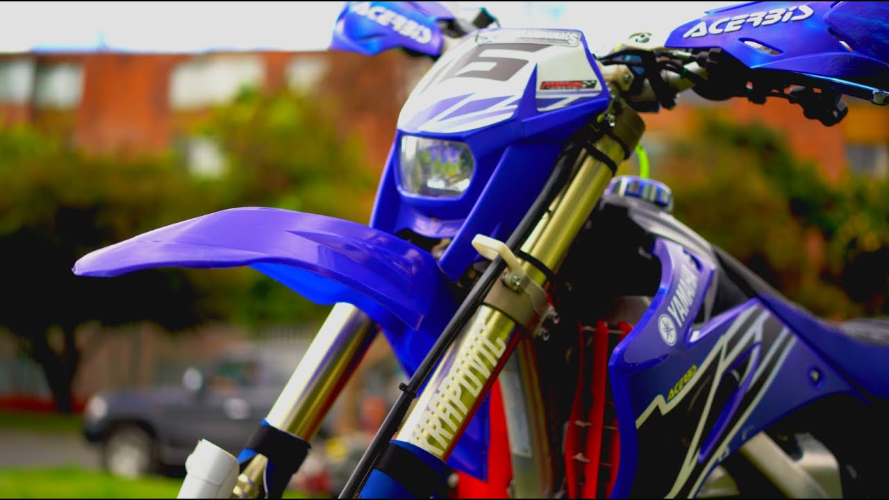 Supermoto Yamaha WR450f /// 2008 - YouTube