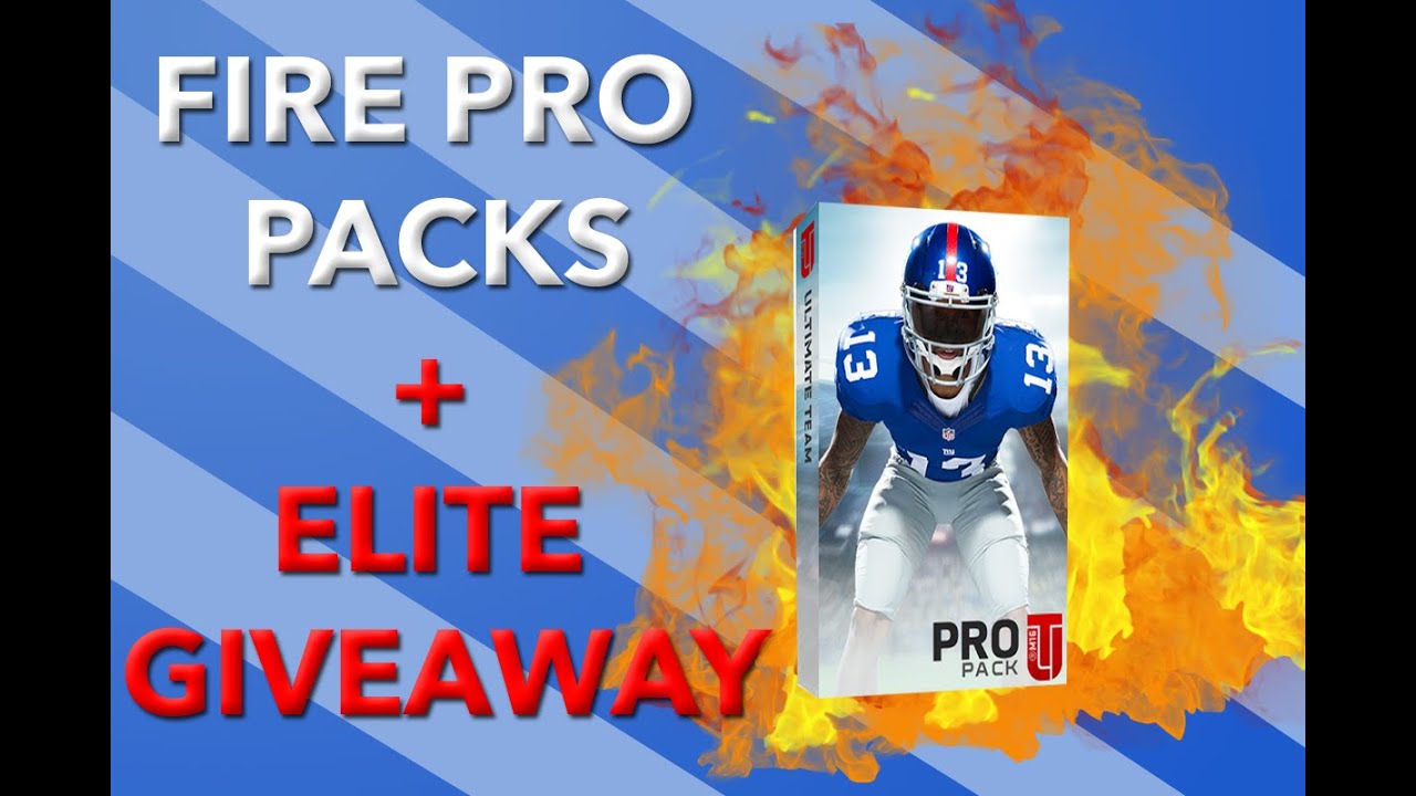 MUT 16 FIRE PRO PACKS + ELITE GIVEAWAY!!! - YouTube