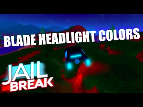 How to change JAILBREAK BLADE HEADLIGHT COLORS - YouTube