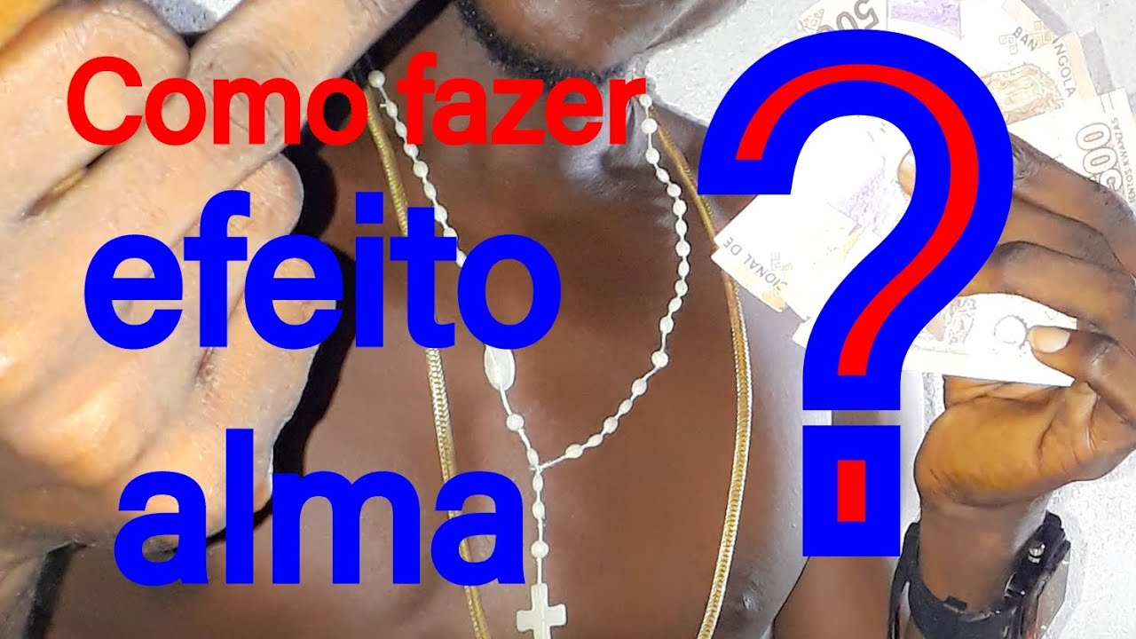 Como fazer efeito Alma saindo do corpo - YouTube