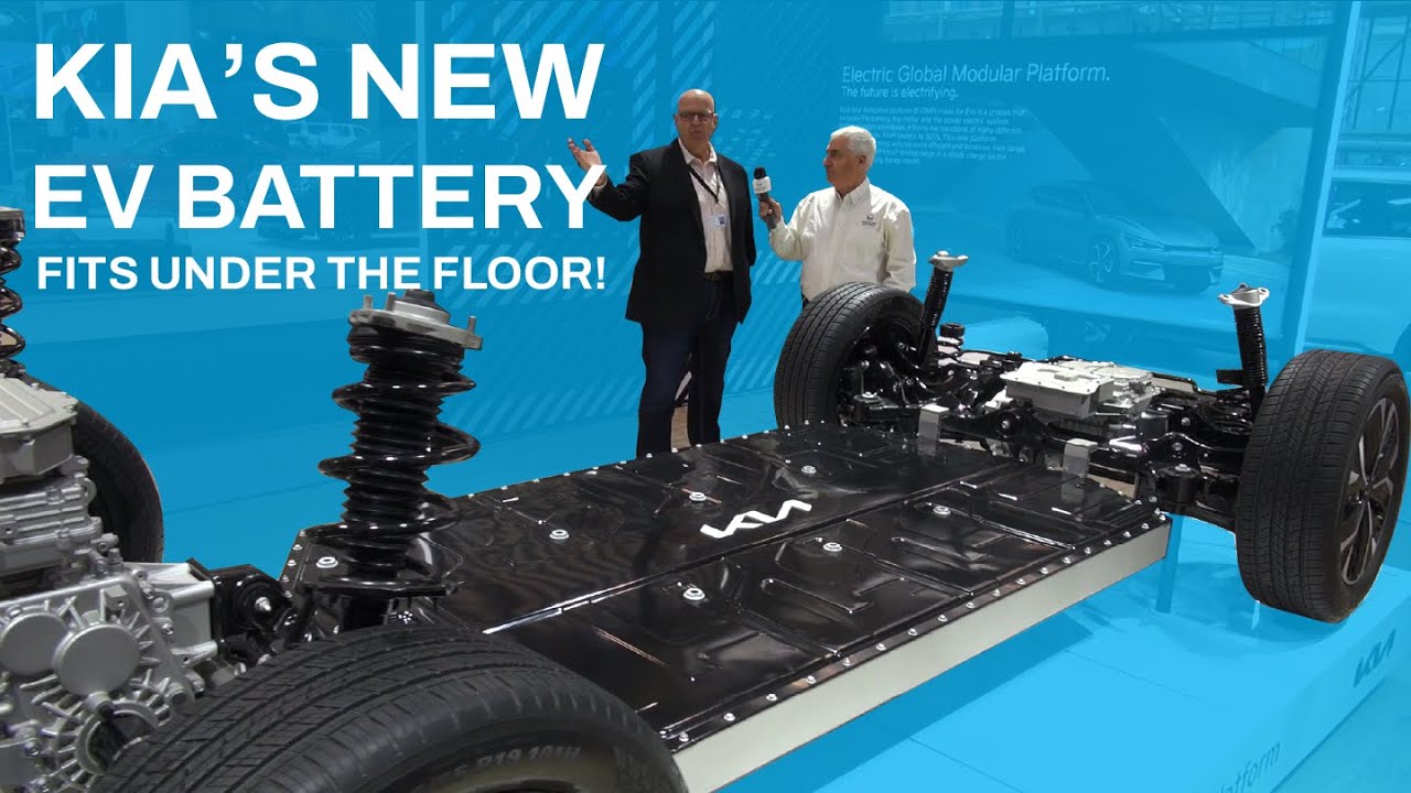 KIA’s new EV battery fits under the floor! (Signature Electric) - YouTube