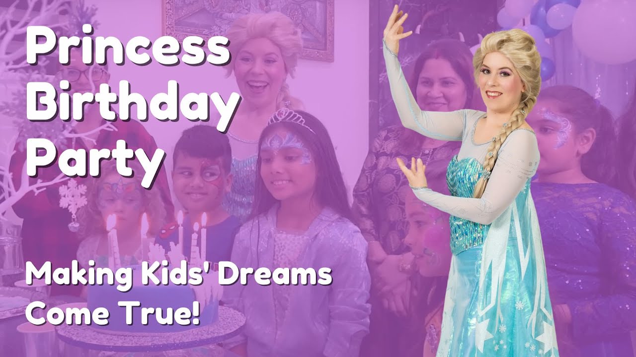 Princess Parties Kelowna - Making kids’ dreams come true! - YouTube
