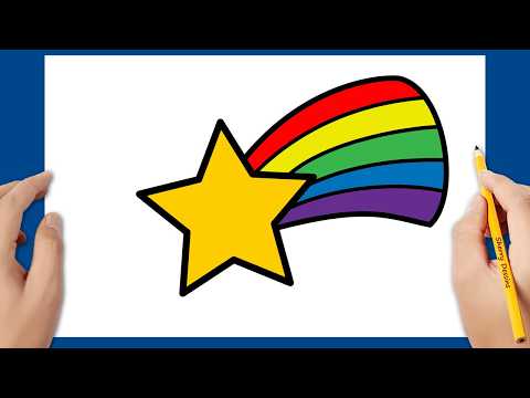 Comment dessiner une étoile filante ⭐ | Tuto dessin facile
