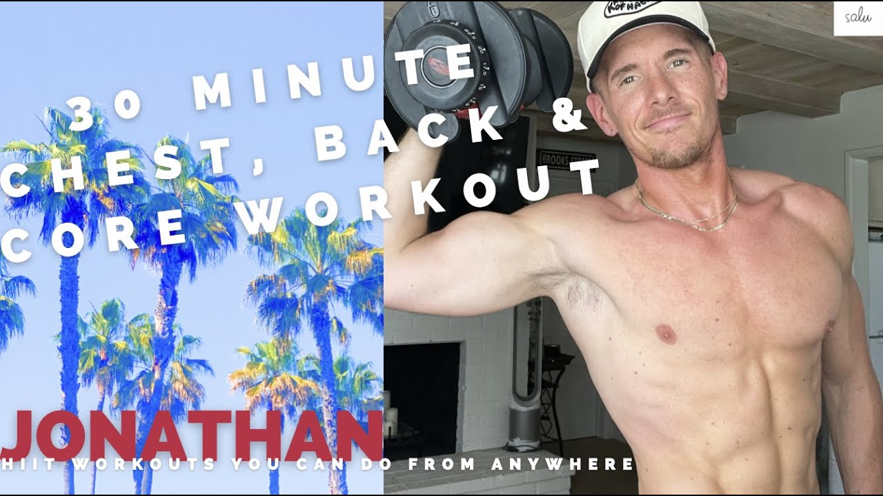 30 Minute HIIT Chest, Back & Core Workout - YouTube