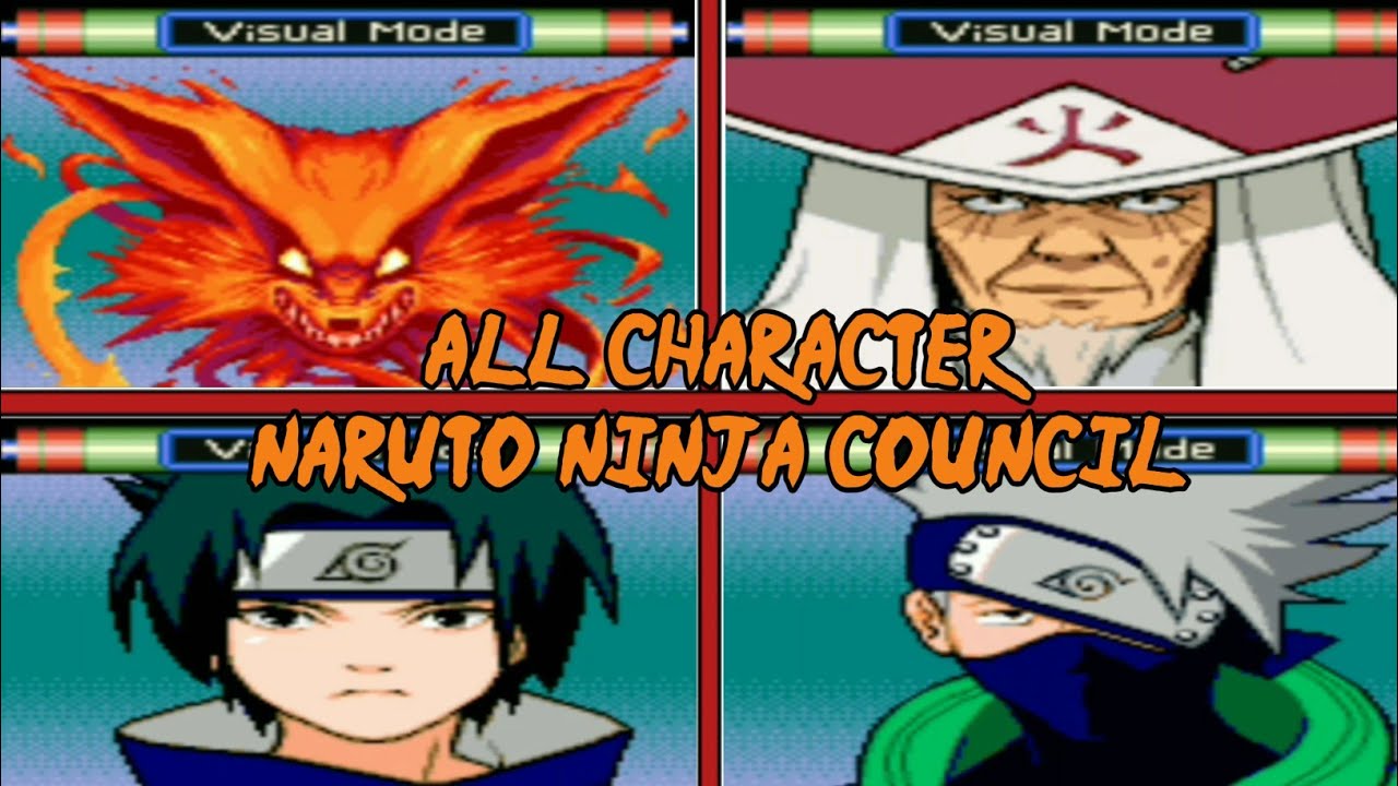 Unlock All Character (Visual Mode) - Naruto Ninja Council (GBA) - YouTube