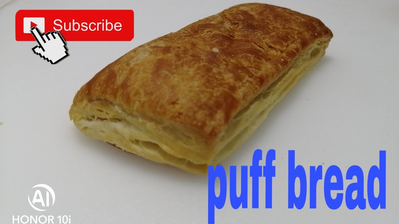 how to make puff bread by machine part 2 - YouTube