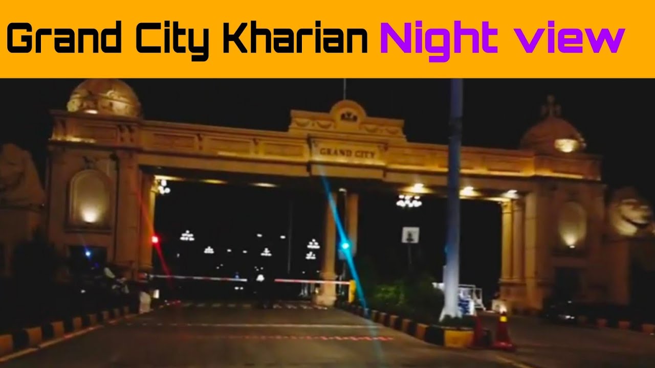 Grand City Kharian GujratPakistan ,(Night view) - YouTube