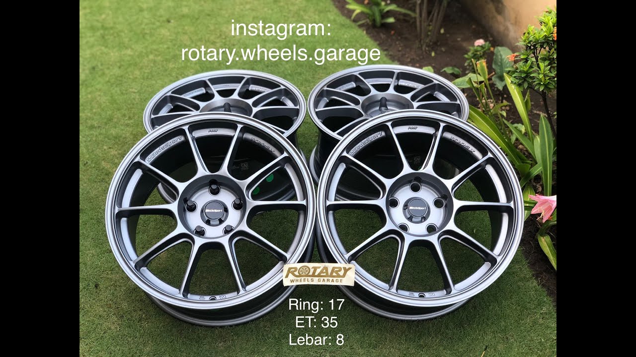 Wedssport TC105X Ring 17 BARU Civic FD FB Turbo VW Golf CRV Xtrail ...