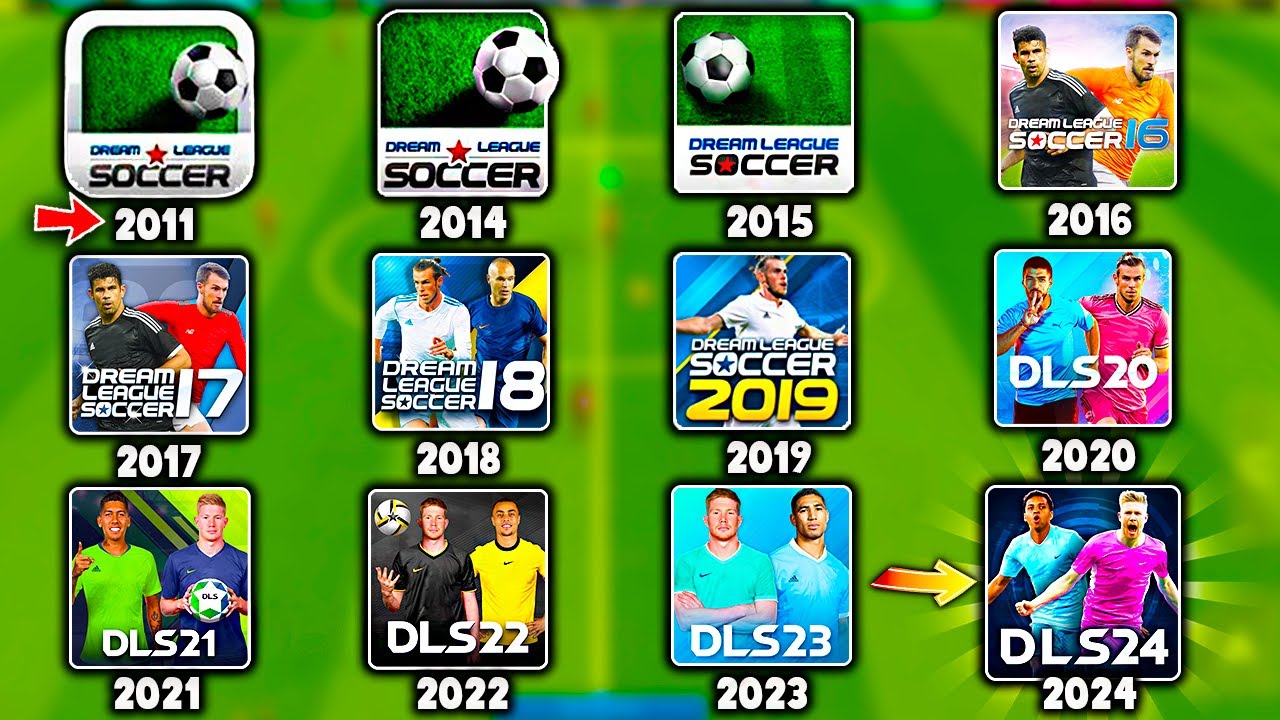 🤩EVOLUTION OF DREAM LEAGUE SOCCER (DLS 11,14, 15, 16, 17, 18, 19, 20, 21, 22, 23, 24)👀 - YouTube