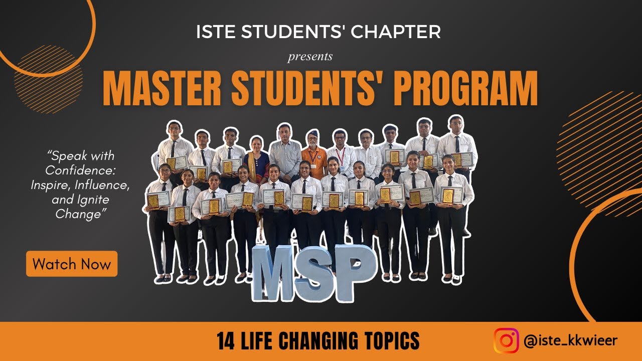Master Students' Program 2024 | Official Teaser | Releasing soon | ISTE ...