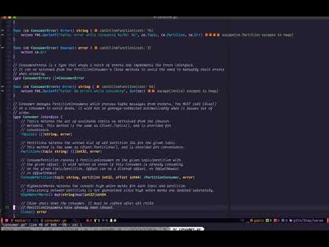golang gopls codelens with neovim - YouTube