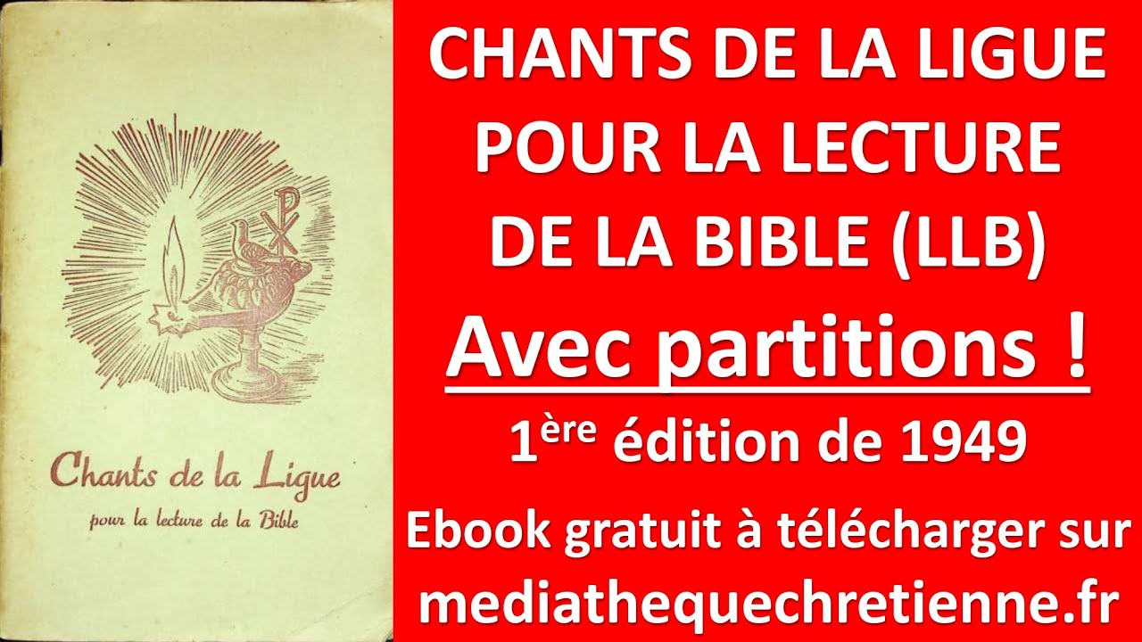#9 CHANTS DE LA LIGUE POUR LA LECTURE DE LA BIBLE AVEC PARTITIONS 1949 ...