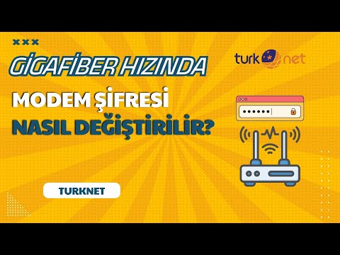 Modem Arayüzüne Giriş ve Şifre Değiştirme | GigaFiber Hızında