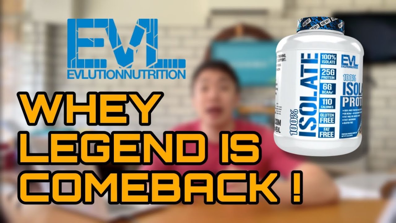 REVIEW WHEY LEGEND SPEC DEWA! | EVL WHEY ISOLATE - YouTube