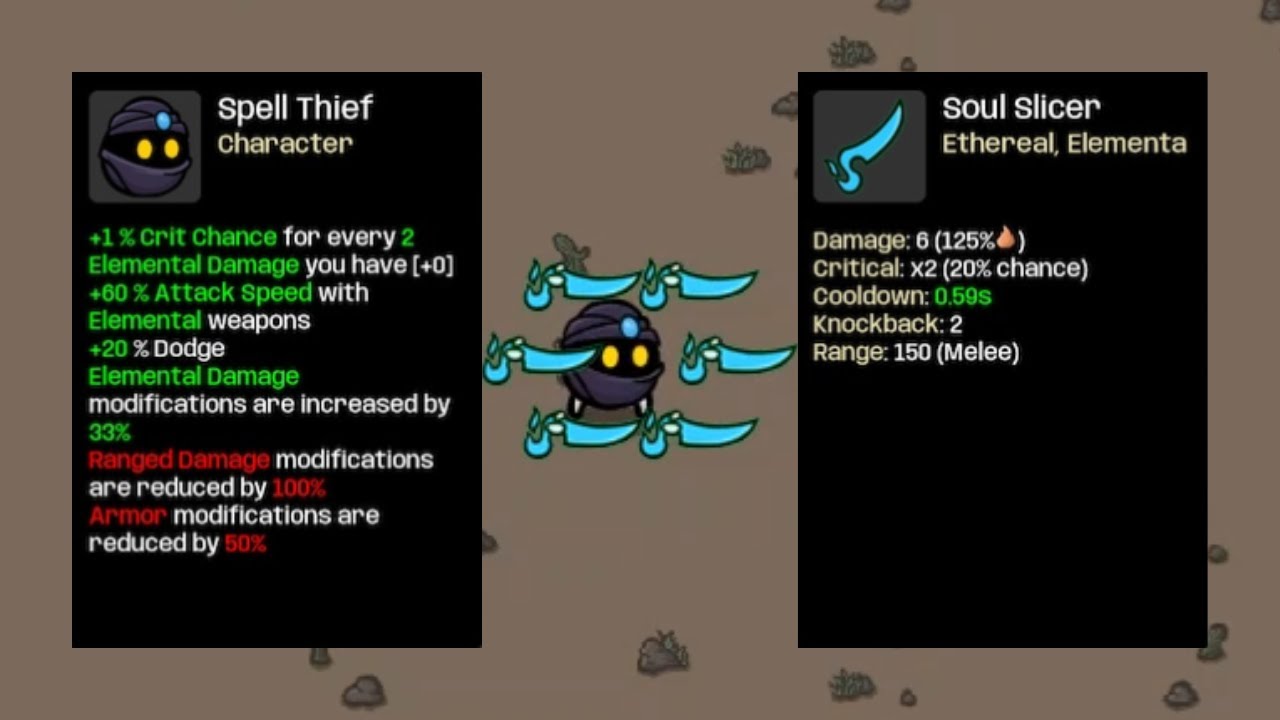 New Character Spell Thief (Brotato Mod) - YouTube