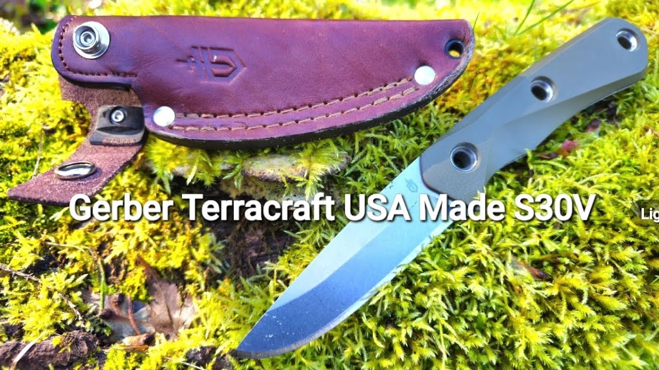 Super Steel Gerber Terracraft S30V USA MADE Extreme Quality Bushcraft ...